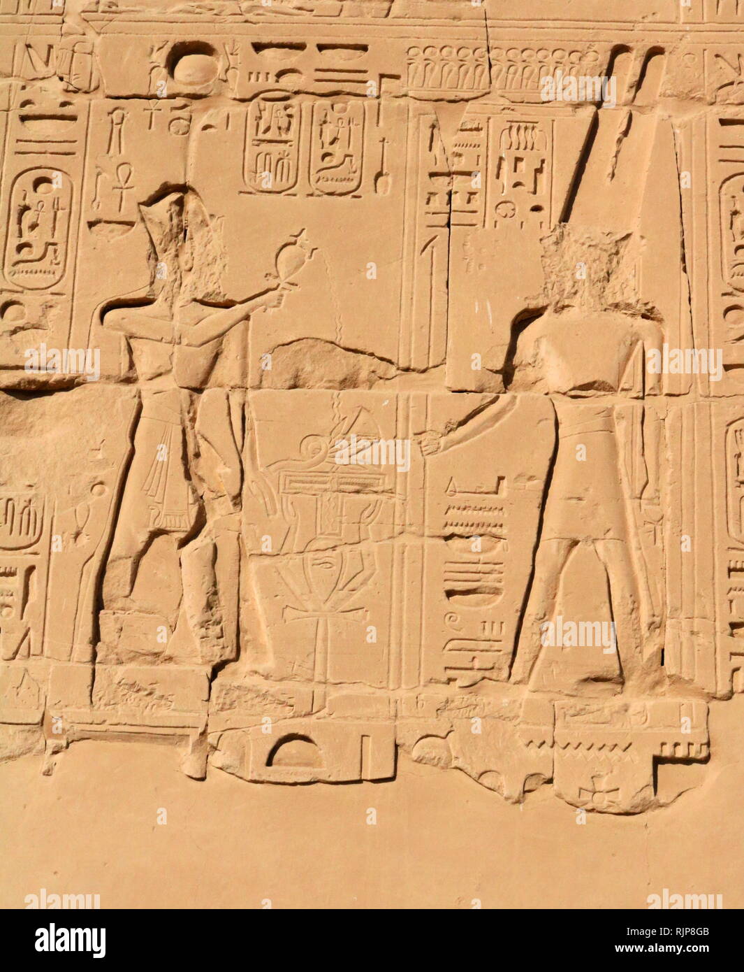 A photograph taken of the Festival Hall of Thutmose III (Akh-menu) is ...