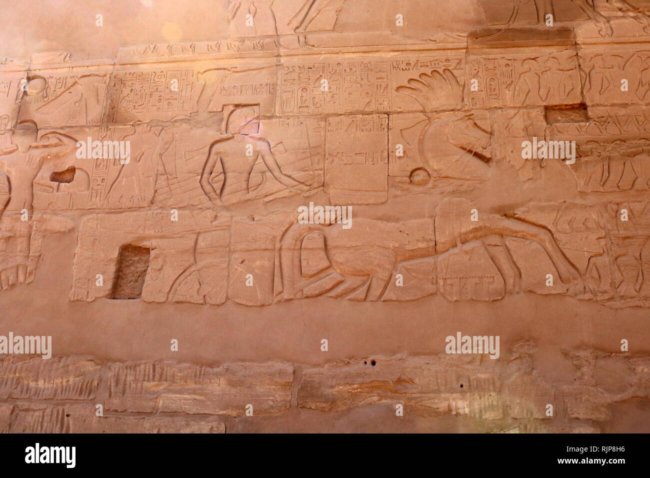 A photograph taken of the Festival Hall of Thutmose III (Akh-menu) is ...