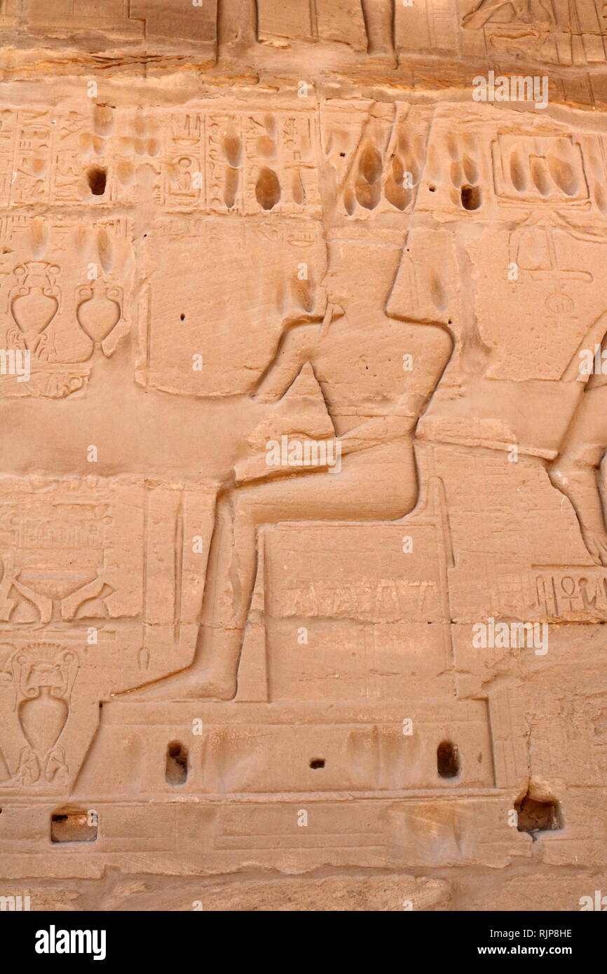 A photograph taken of the Festival Hall of Thutmose III (Akh-menu) is ...