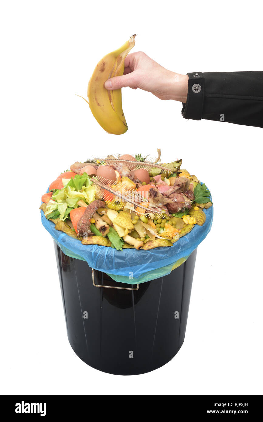 recycling organic on white background Stock Photo - Alamy