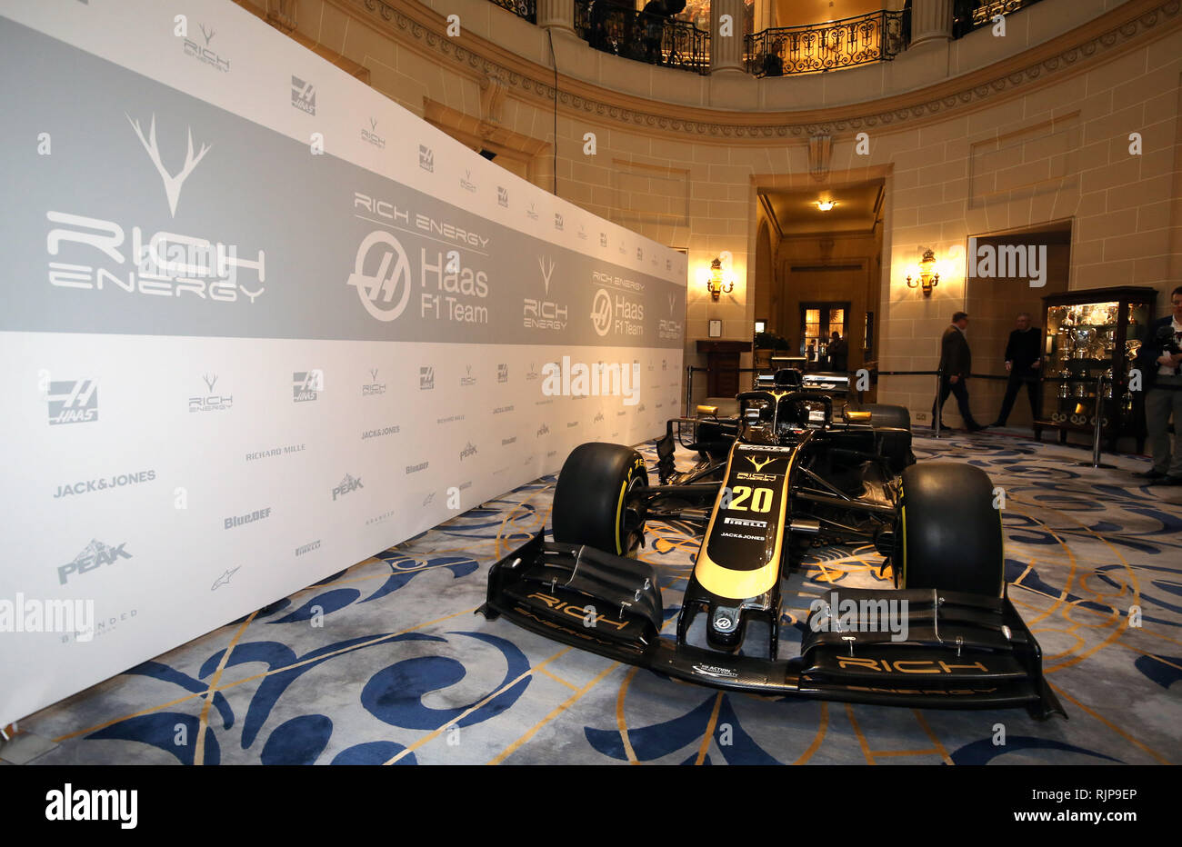 Rich Energy Livery during the Rich Energy Haas F1 Team 2019 car launch ...