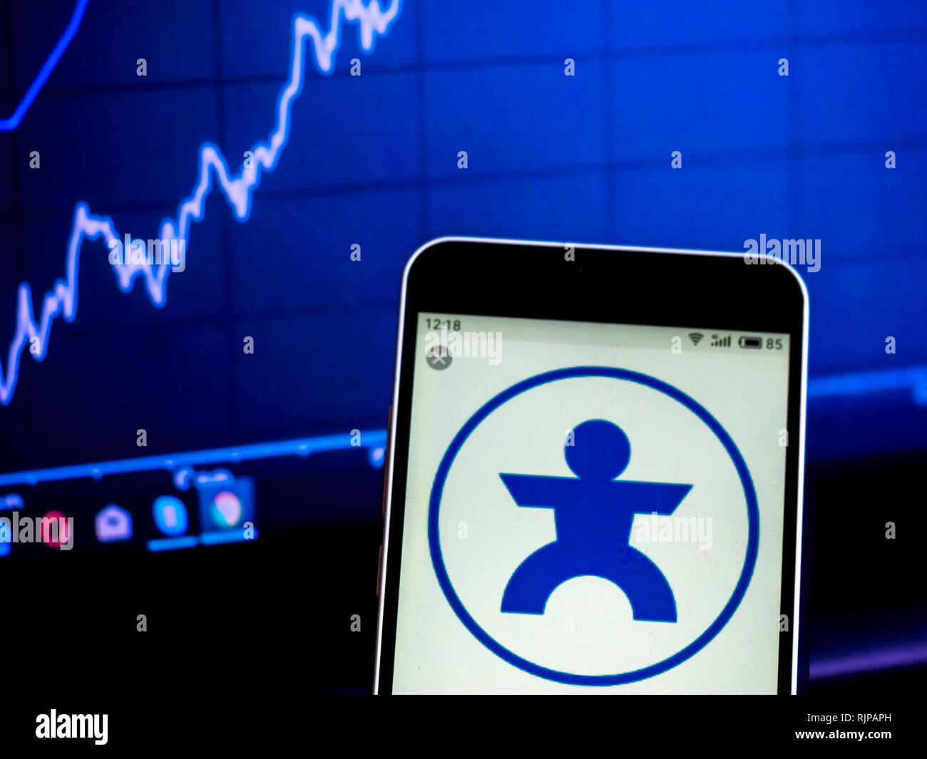 A. Schulman Company logo seen displayed on smart phone Stock Photo - Alamy