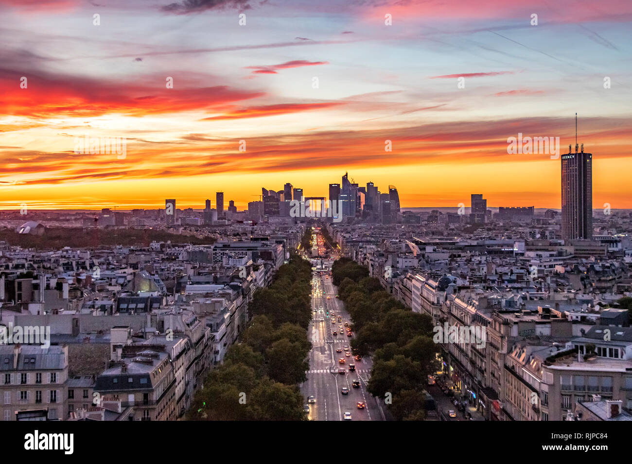 The Skyscrapers of La Défense , a high rise purpose built business ...
