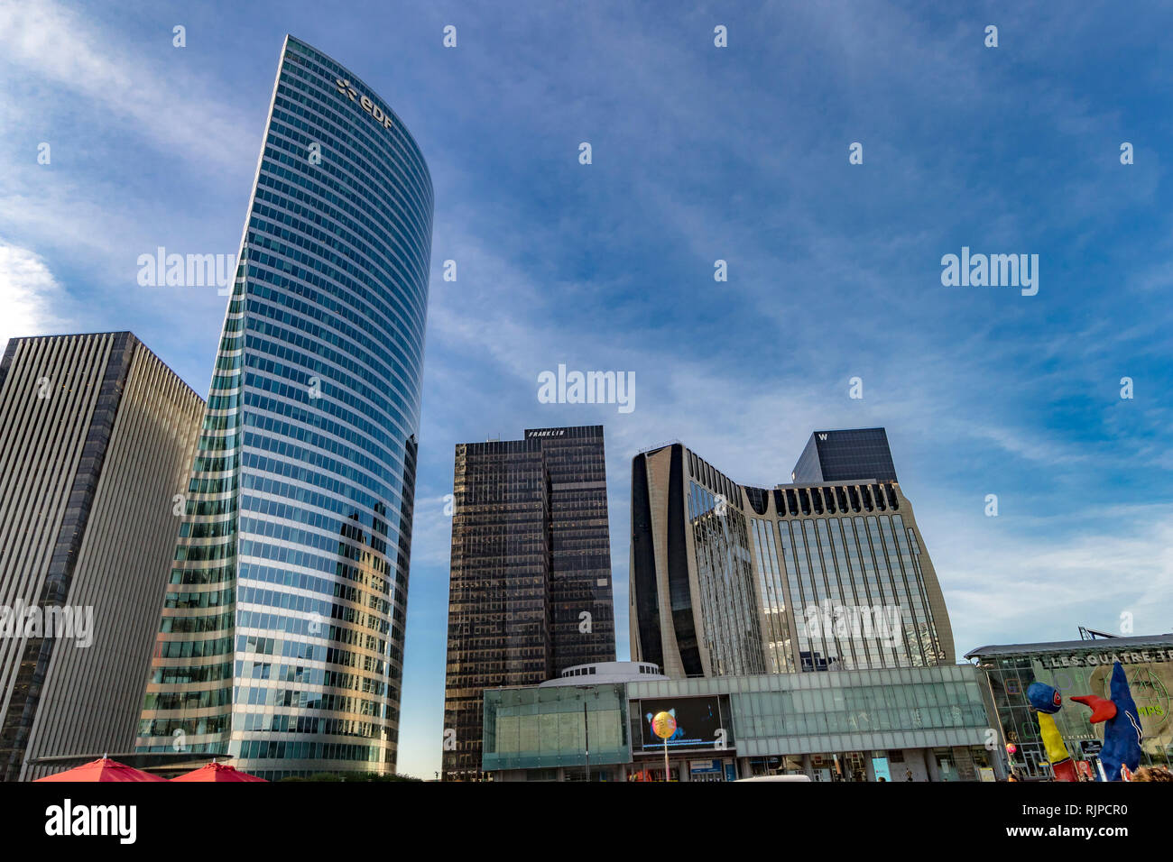 EDF Tower ,headquarters of the French energy company ,it is the tallest ...