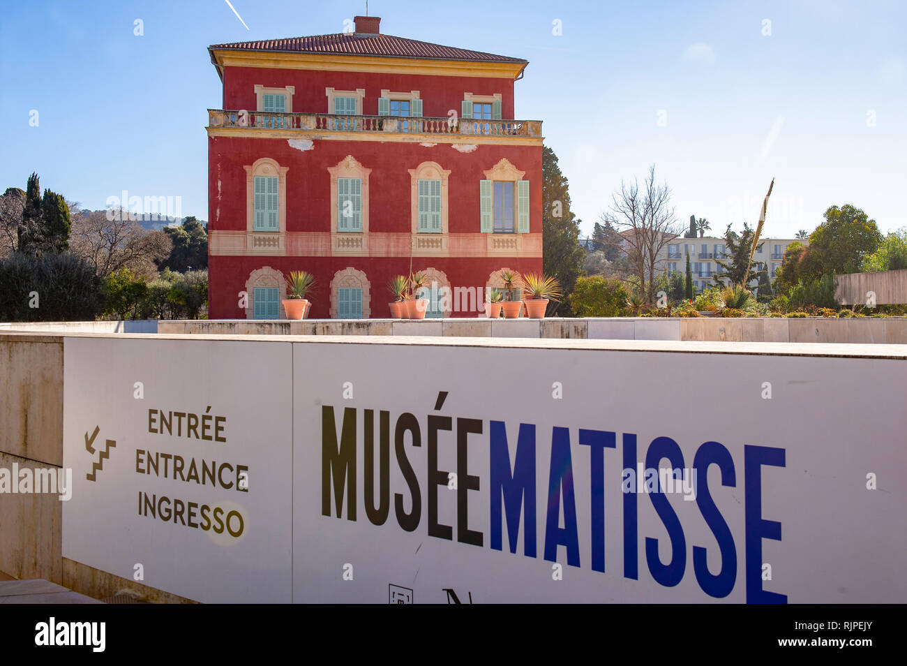 France. Alpes-Maritimes (06). Nice Matisse Museum Stock Photo - Alamy