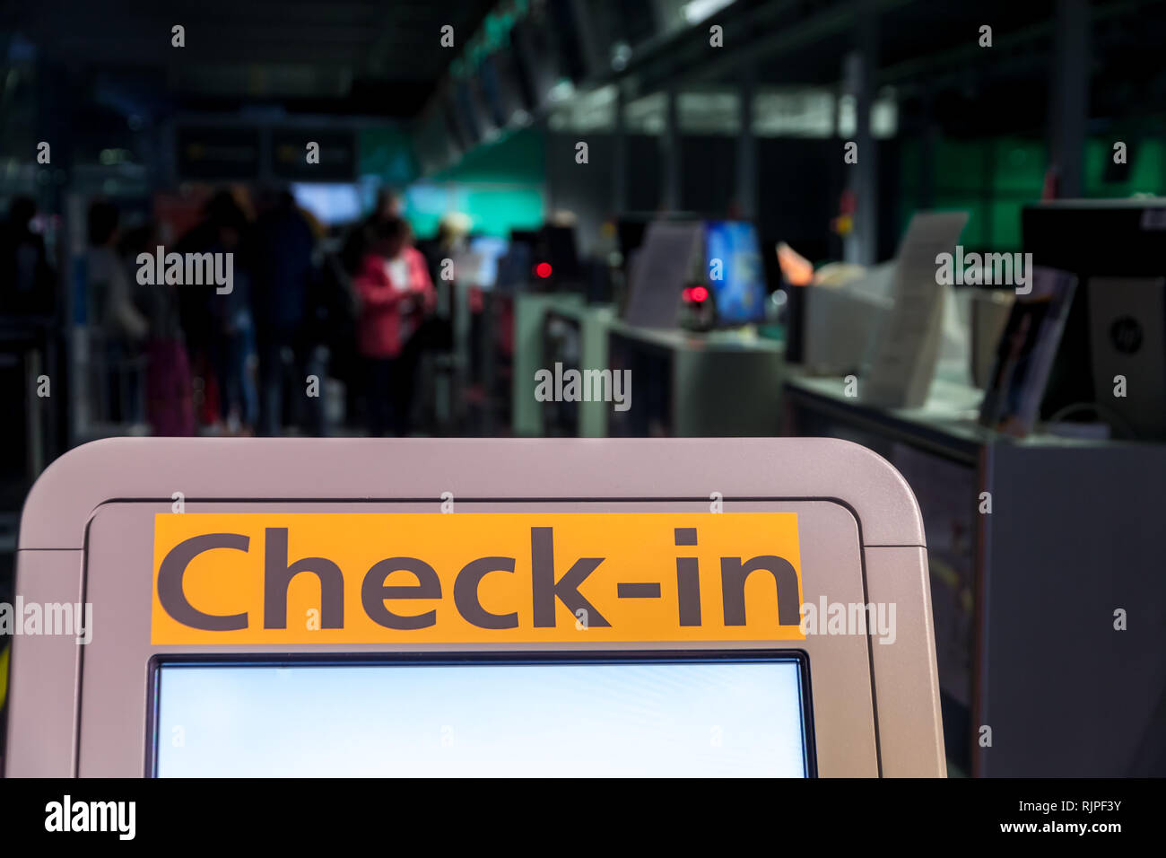 Self check in Stock Photo - Alamy