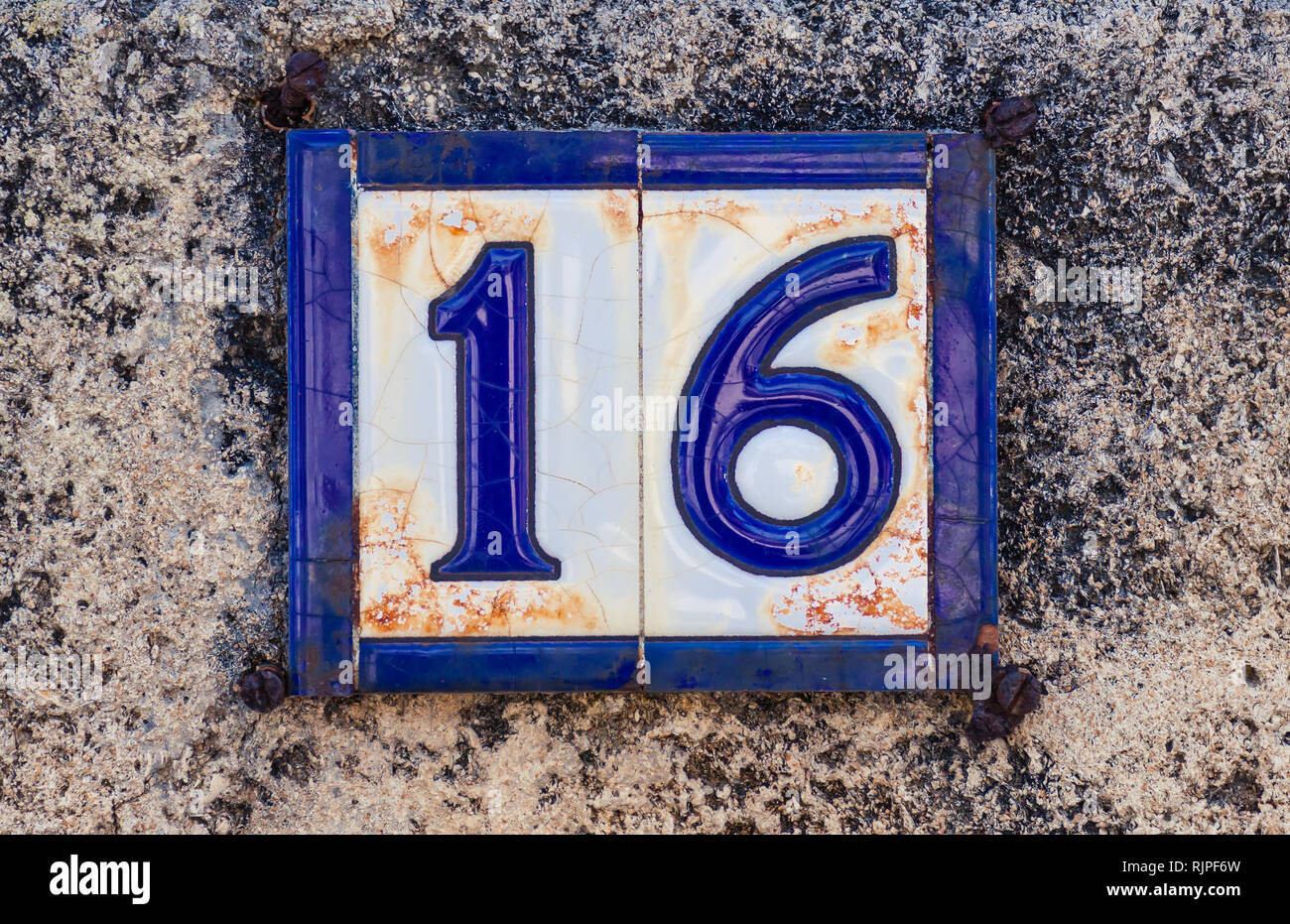 House no. 16 Stock Photo - Alamy