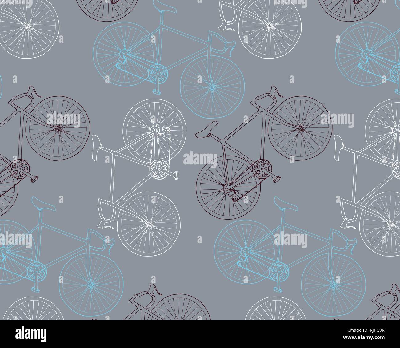 Classic bicycle detail Stock Vector Images - Alamy
