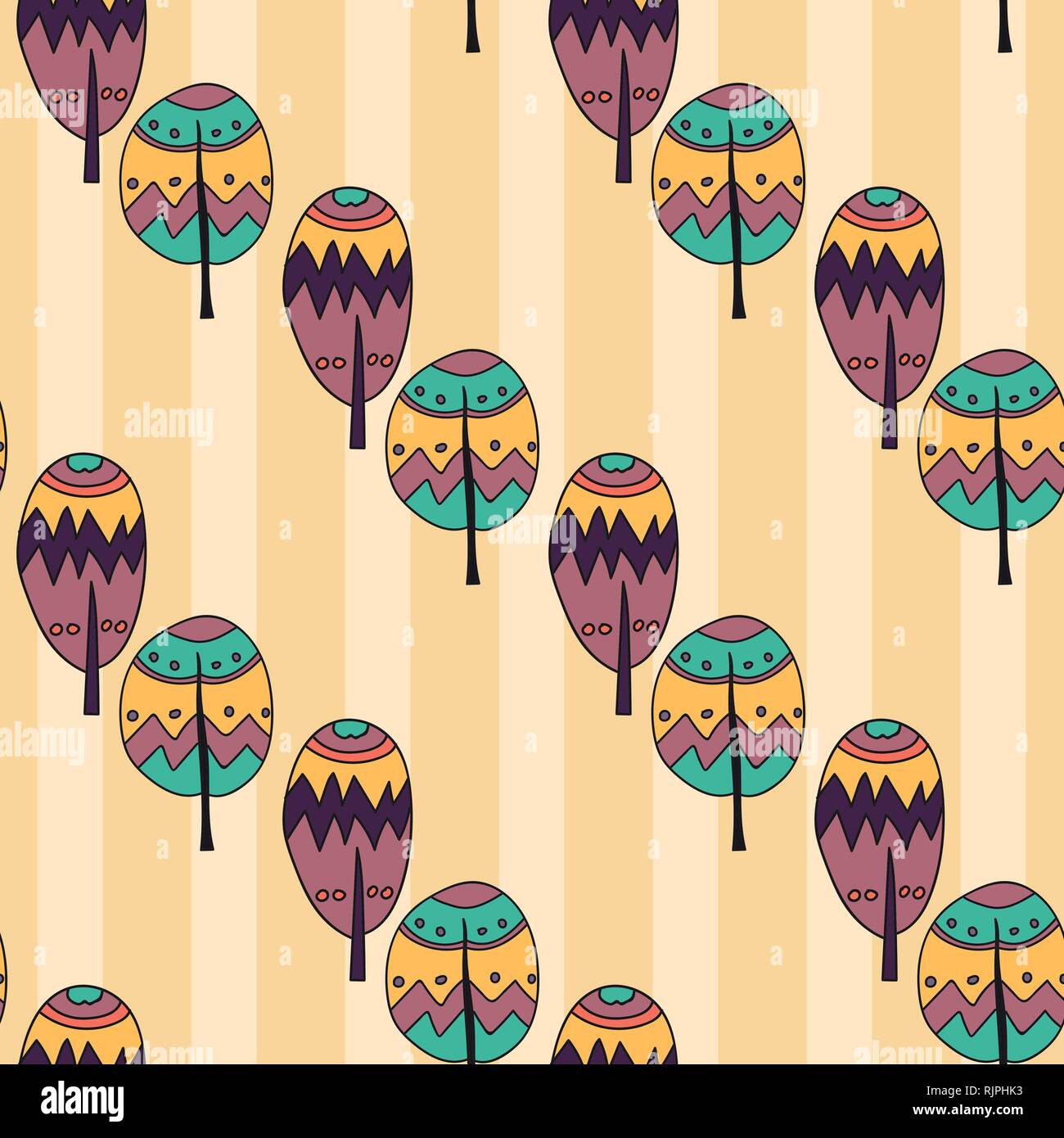 Seamless watercolour flora Stock Vector Images - Alamy