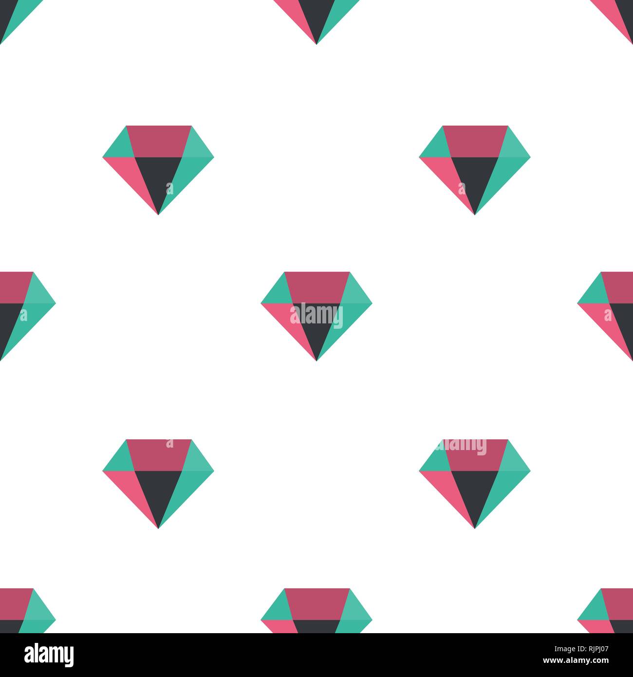 Diamond pattern, vector seamless background. Decorative illustration ...