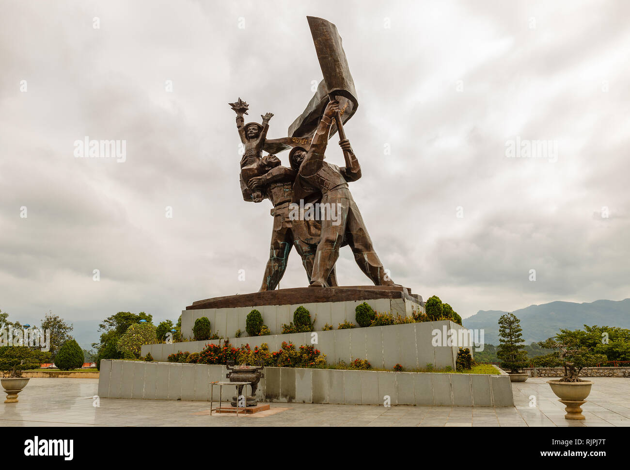 Dien Bien Phu, Vietnam - November 24, 2018: The battle of Dien Bien Phu ...