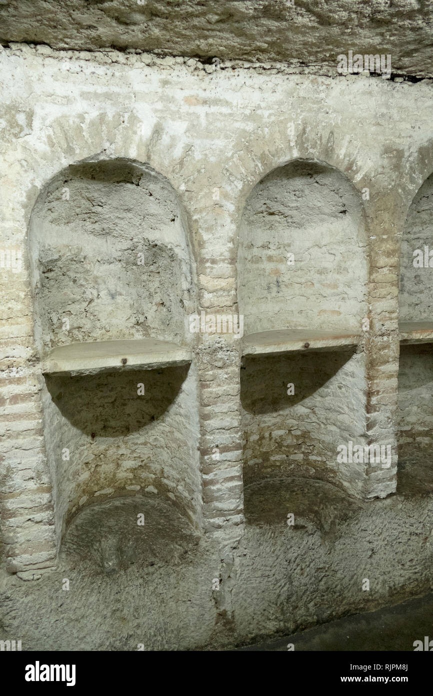 in the crypt of Santa Maria in Cosmedin, Rome, Italy Stock Photo - Alamy