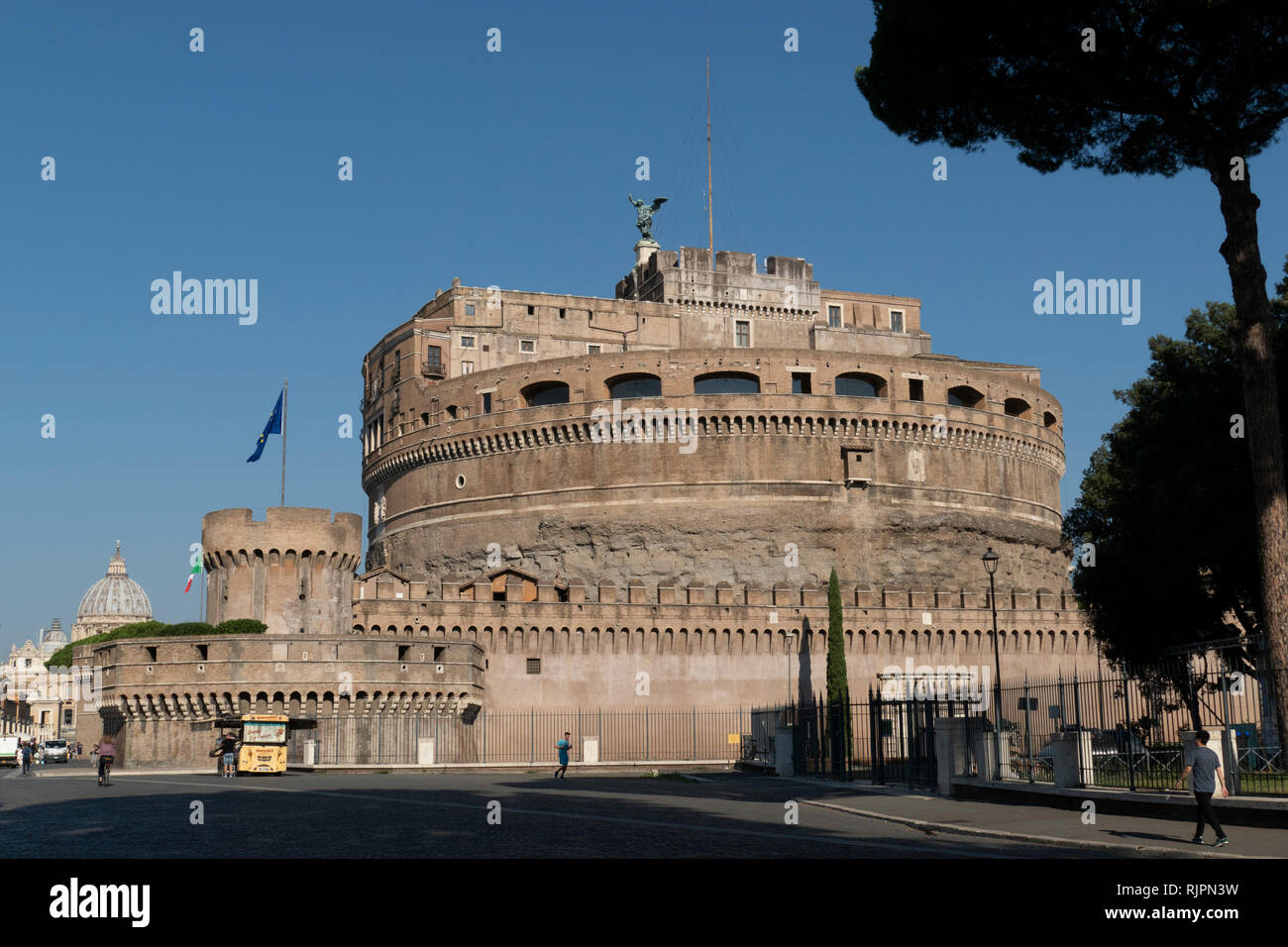 Mausoleum of Hadrian, Castel Sant'Angelo, Castle of the Holy Angel, a ...
