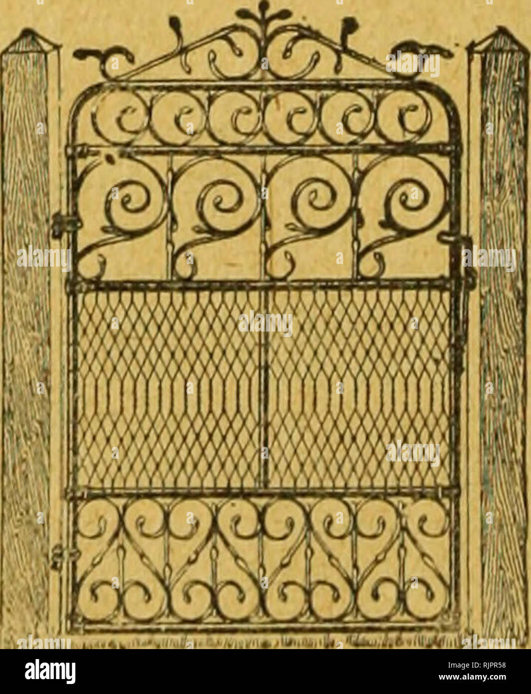 Cyclone ornamental gates hi-res stock photography and images - Alamy