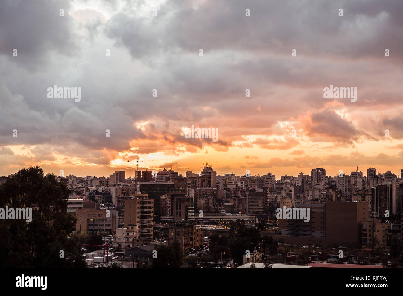 Beirut skyline hi-res stock photography and images - Alamy