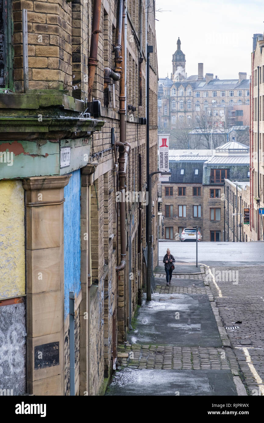 Urban Decay, Vincent Street, near Bradford City Centre, West Yorkshire ...
