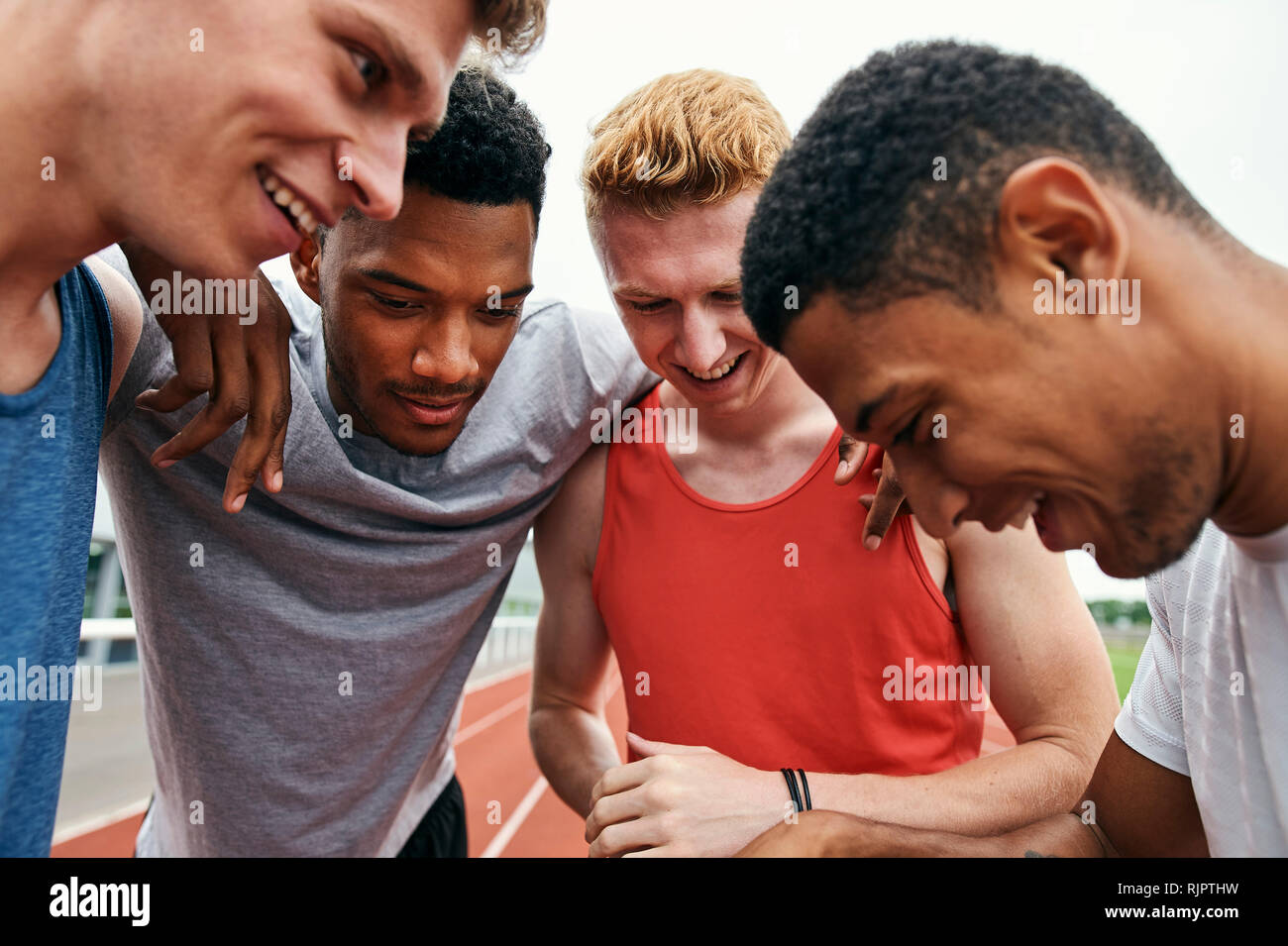 Talking sportswear hi-res stock photography and images - Alamy
