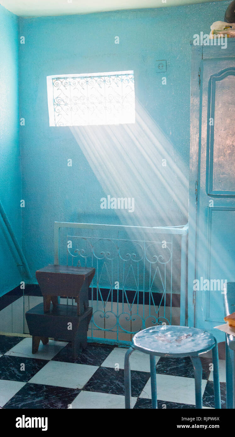 Sunrays coming in through window Stock Photo - Alamy