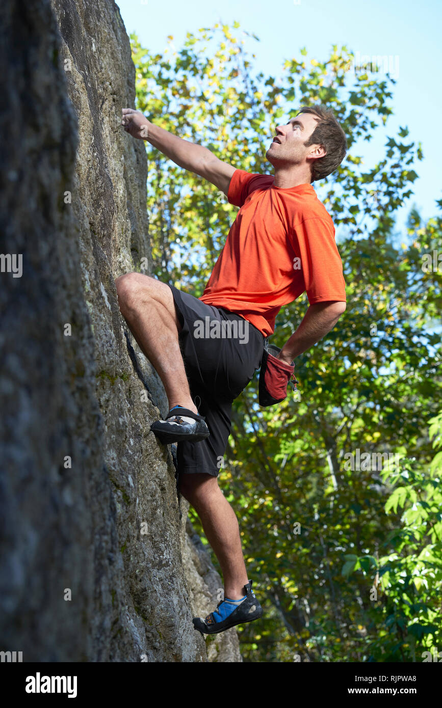 Free climber, Chamonix, Rhone-Alps, France Stock Photo - Alamy