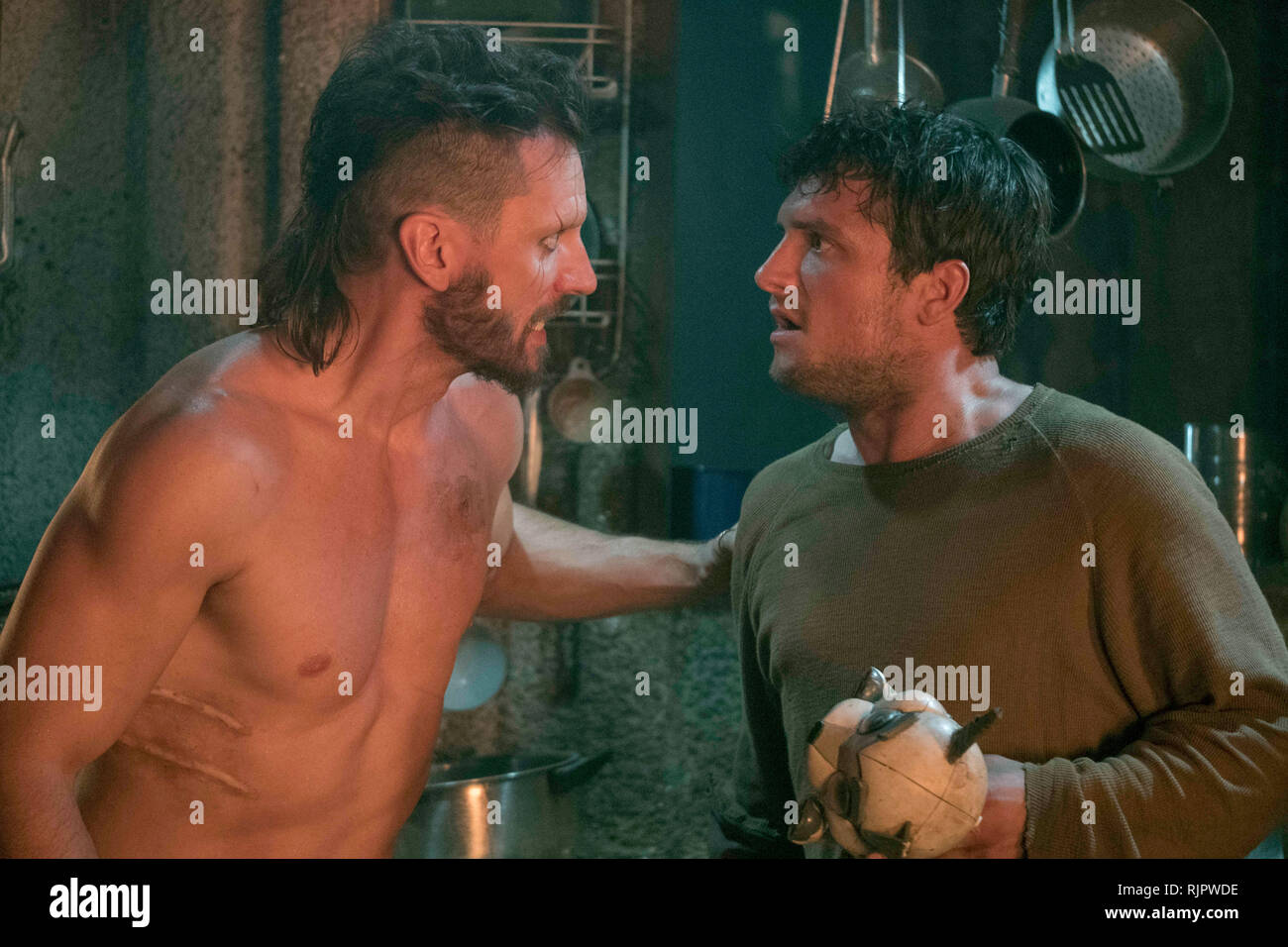 FUTURE MAN, from left: Derek Wilson, Josh Hutcherson, 'PUP-E Q ...