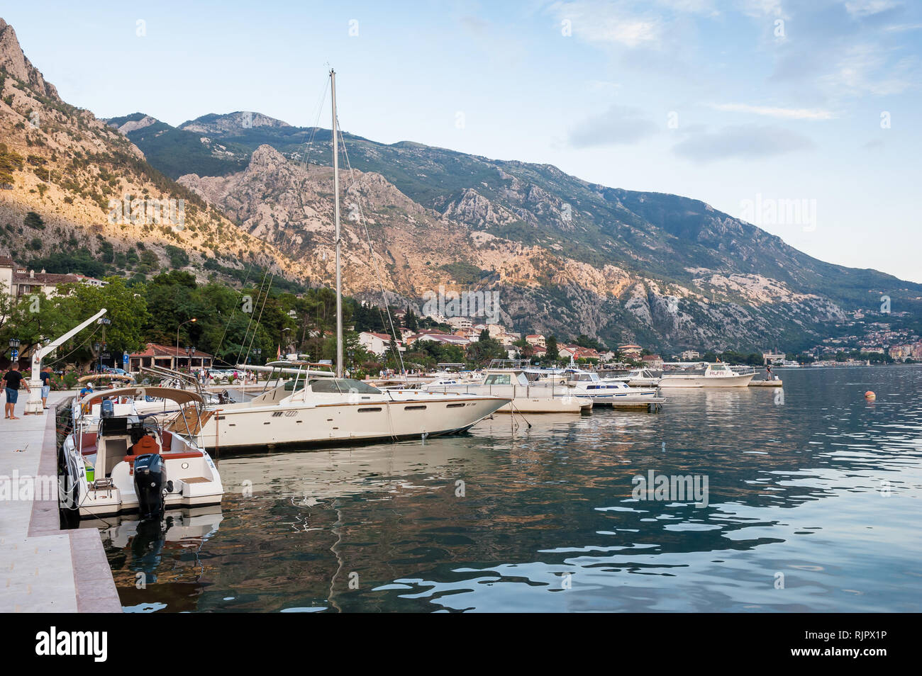 Dobrota bay of kotor city hi-res stock photography and images - Alamy