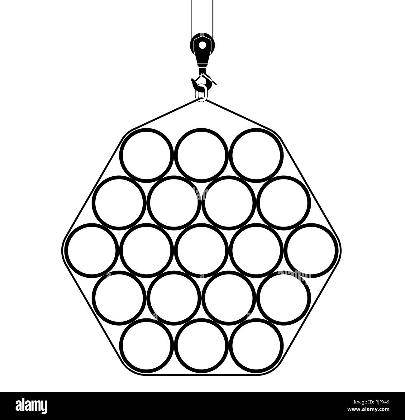 Load of pipes Stock Vector Images - Alamy