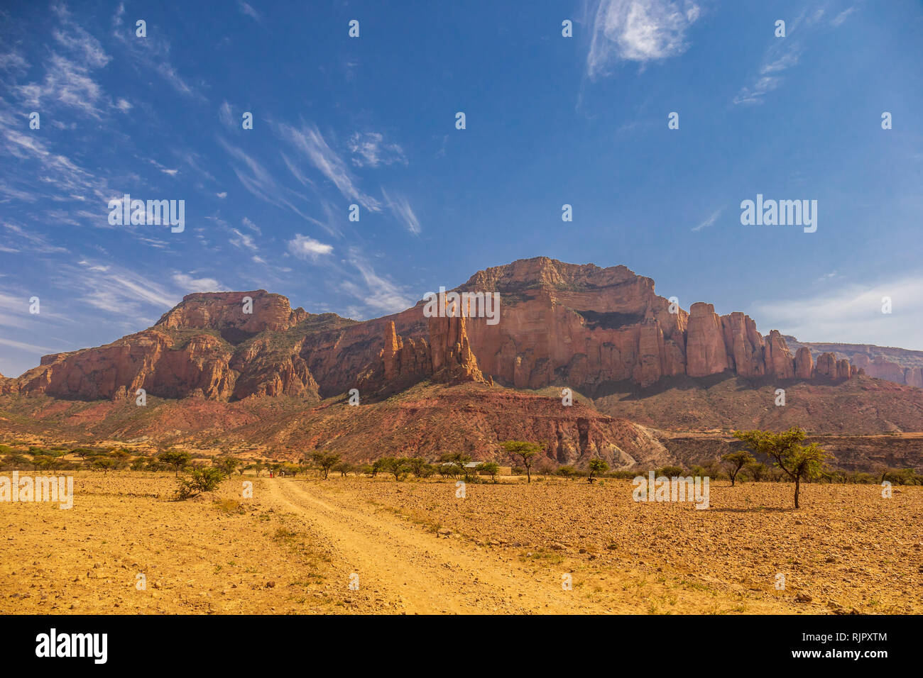 Gheralta mountains near Hawzen in Tigray Region/ Ethiopia Stock Photo ...