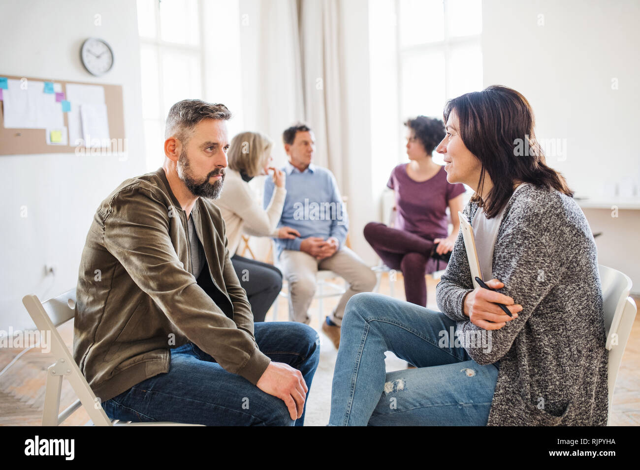 Senior counselor hi-res stock photography and images - Alamy