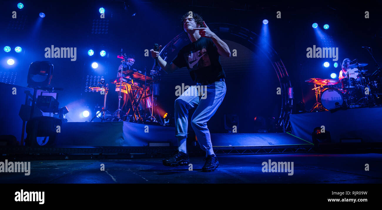 Don Broco live at o2 Victoria warehouse manchester uk 2019 Stock Photo ...