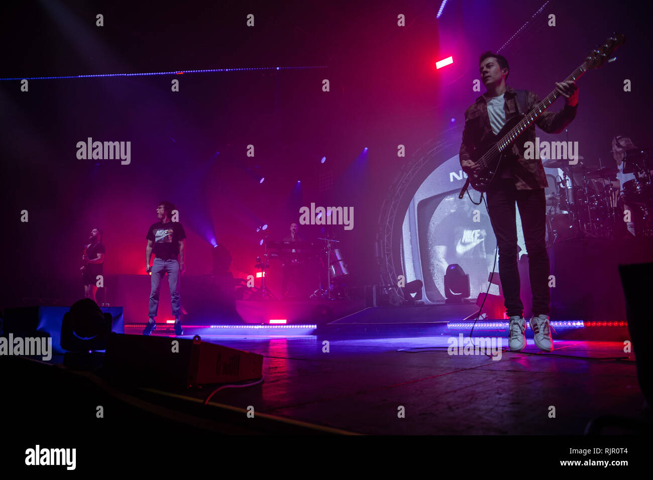 Don Broco live at o2 Victoria warehouse manchester uk 2019 Stock Photo ...