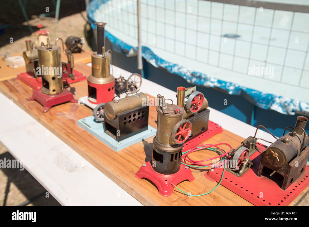 Working models of steam engines at the Power Rally at Port Milang ...