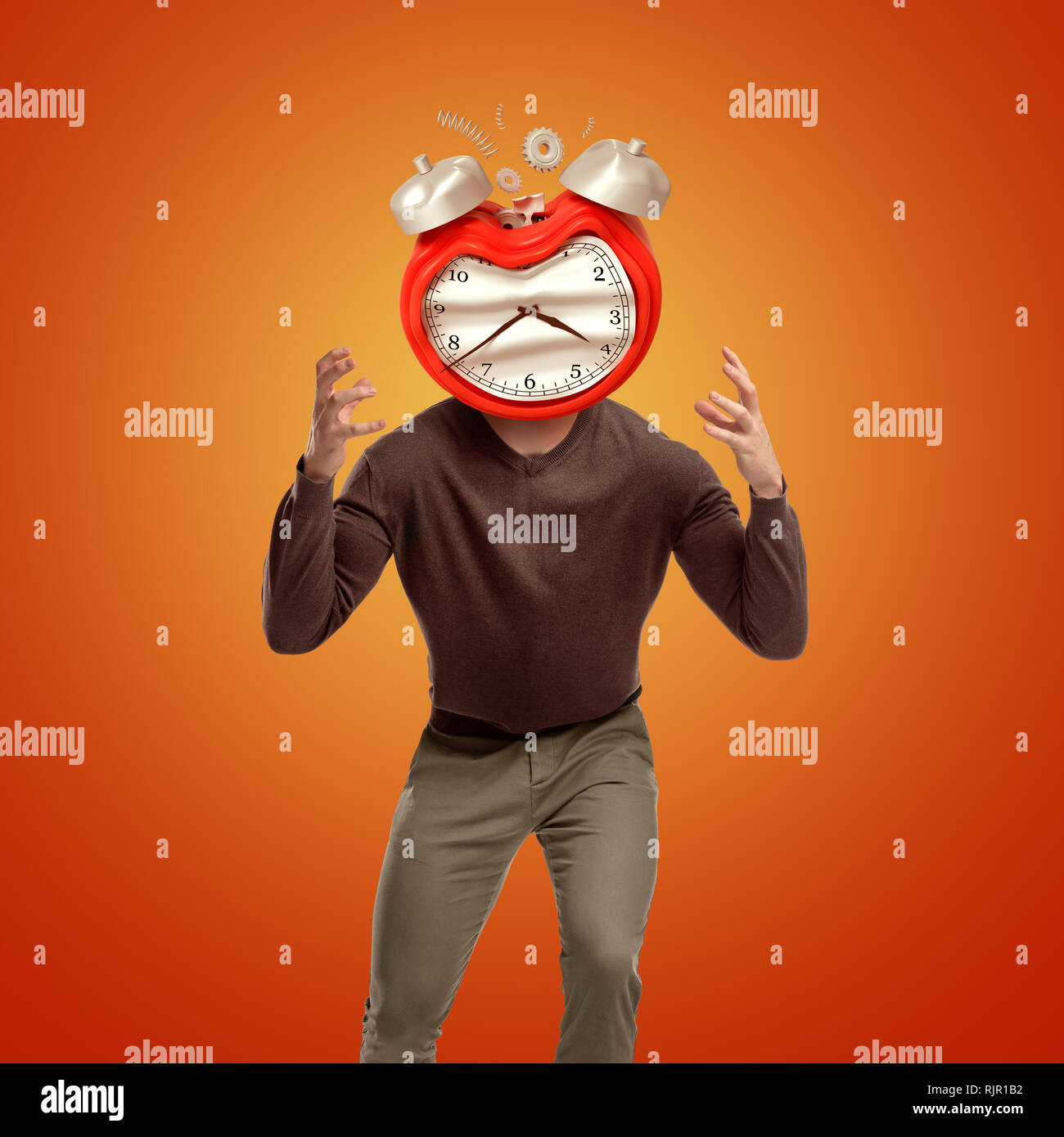 Deformed man face hi-res stock photography and images - Alamy