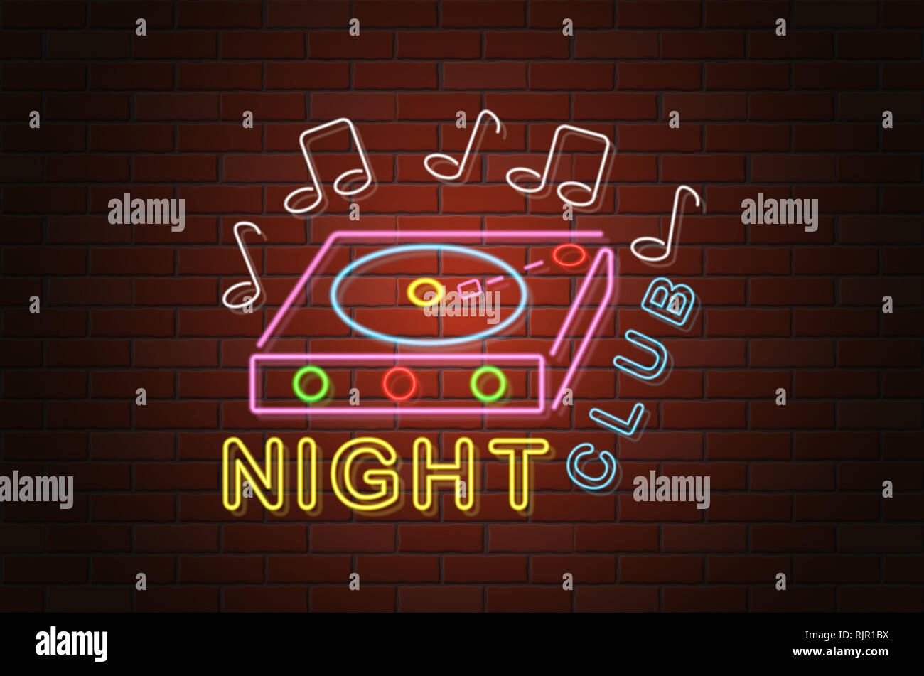Nightlife nightclub sign banner hi-res stock photography and images - Alamy
