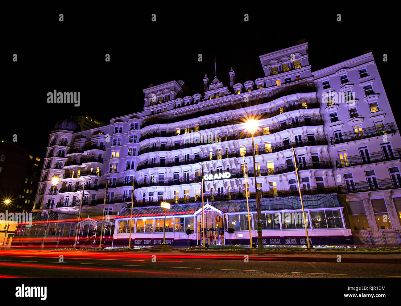 The Grand Hotel in Brighton, UK Stock Photo - Alamy