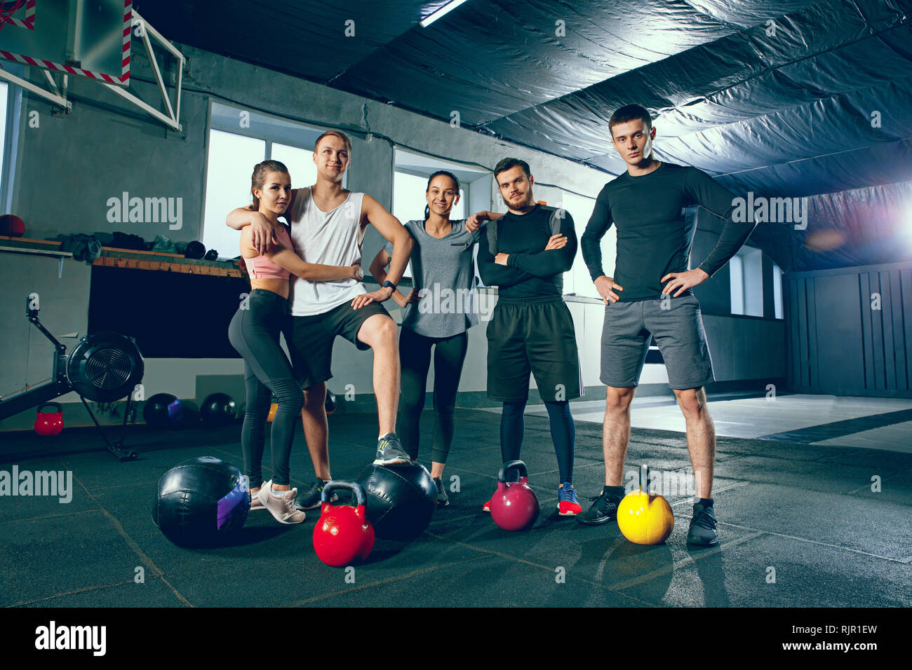 Young man laughing after workout hi-res stock photography and images ...