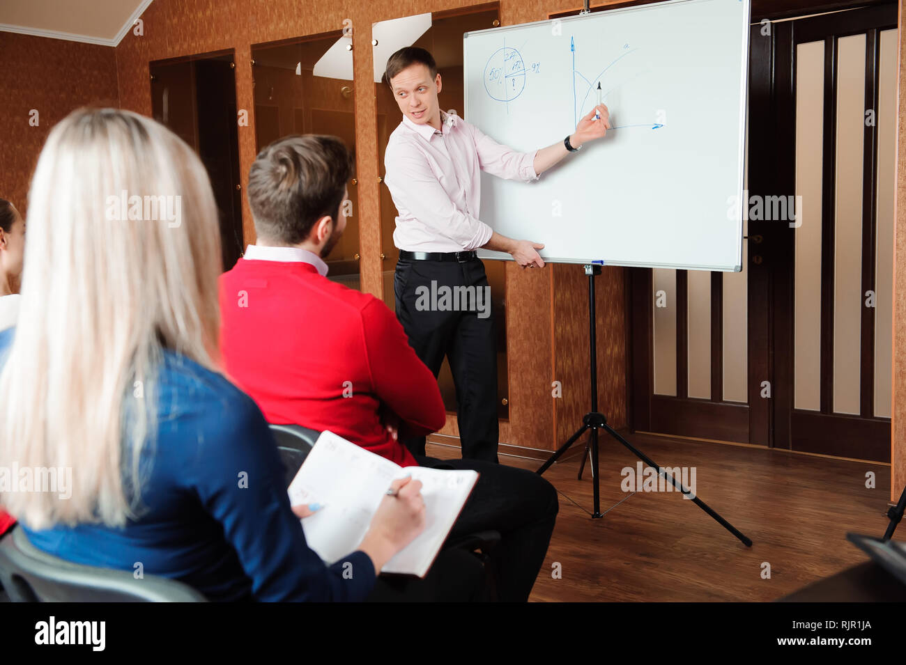 Meeting Discussion Talking Sharing Ideas Business Concept Stock Photo ...