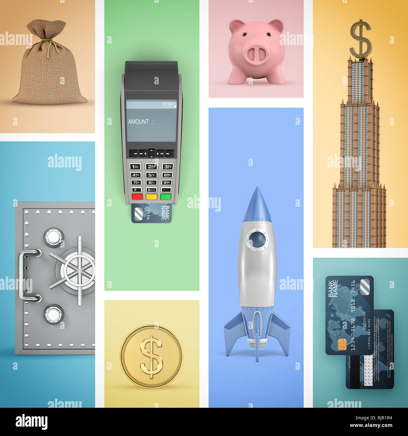 Set of 3d currency symbols hi-res stock photography and images - Alamy