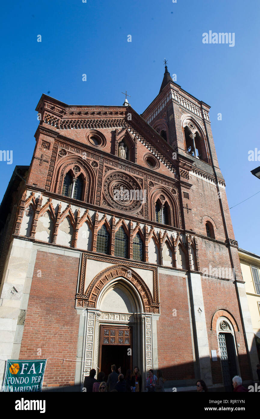 Italy, Lombardia, Monza, S. Maria in the street. Catholic Church with ...