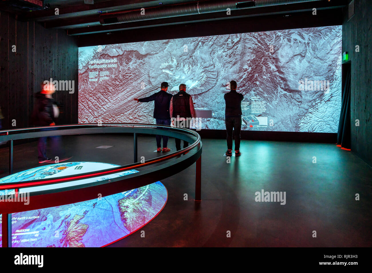 Interactive volcano exhibition, Lava Centre, Hvolsvollur, Iceland Stock ...