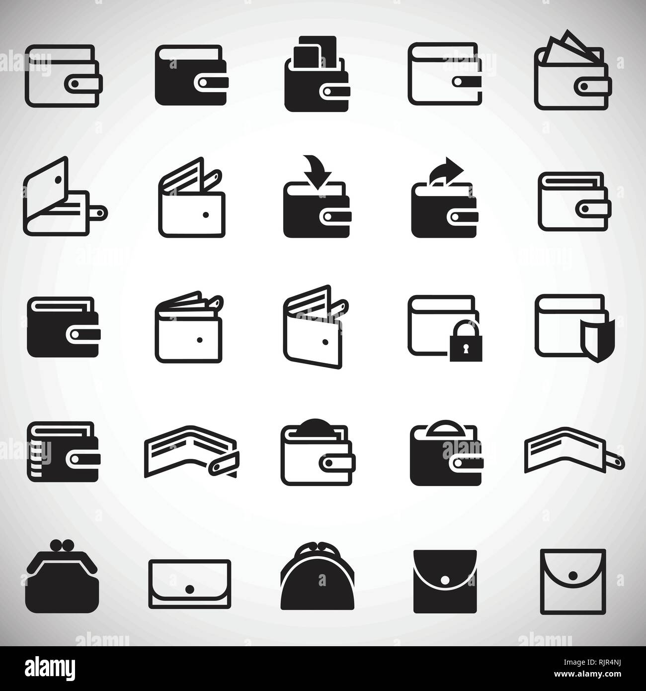 Open moneybag Stock Vector Images - Alamy