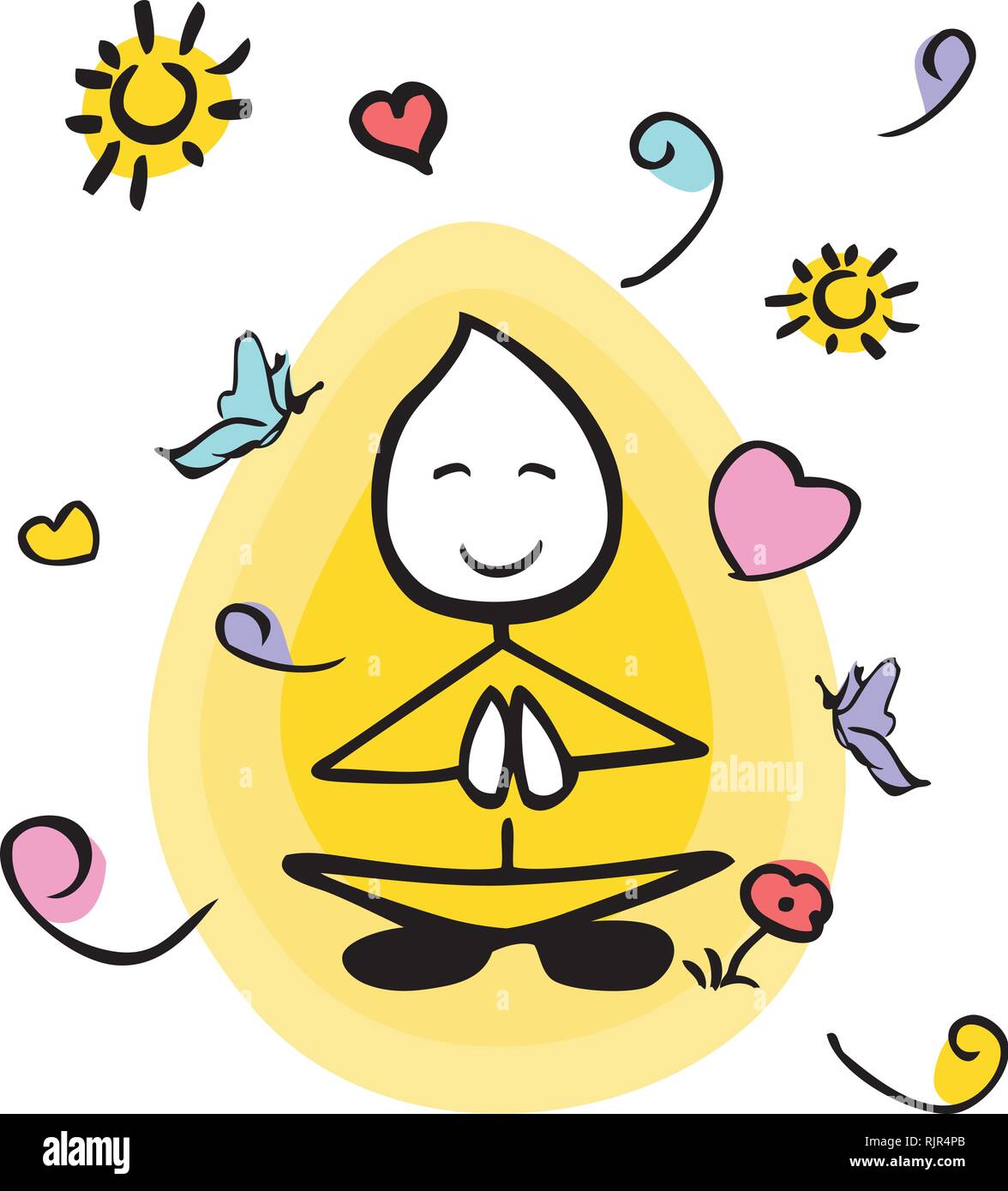 Aura colors hand Stock Vector Images - Alamy