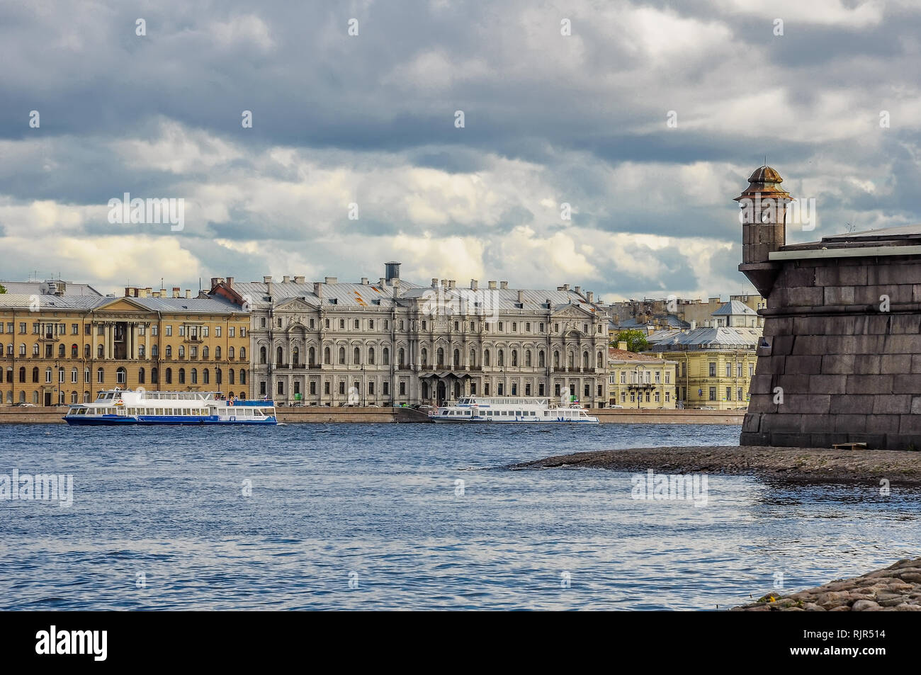 Peter and Paul fortress on hare island in St. Petersburg Stock Photo - Alamy