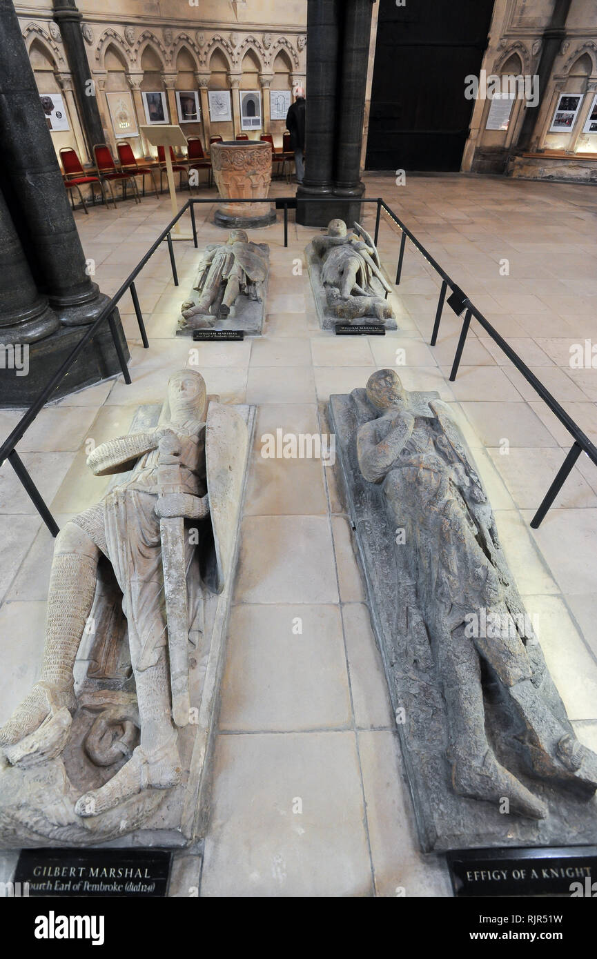Gilbert Marshal, 4th Earl of Pembroke, effigy, unknown knight effigy ...