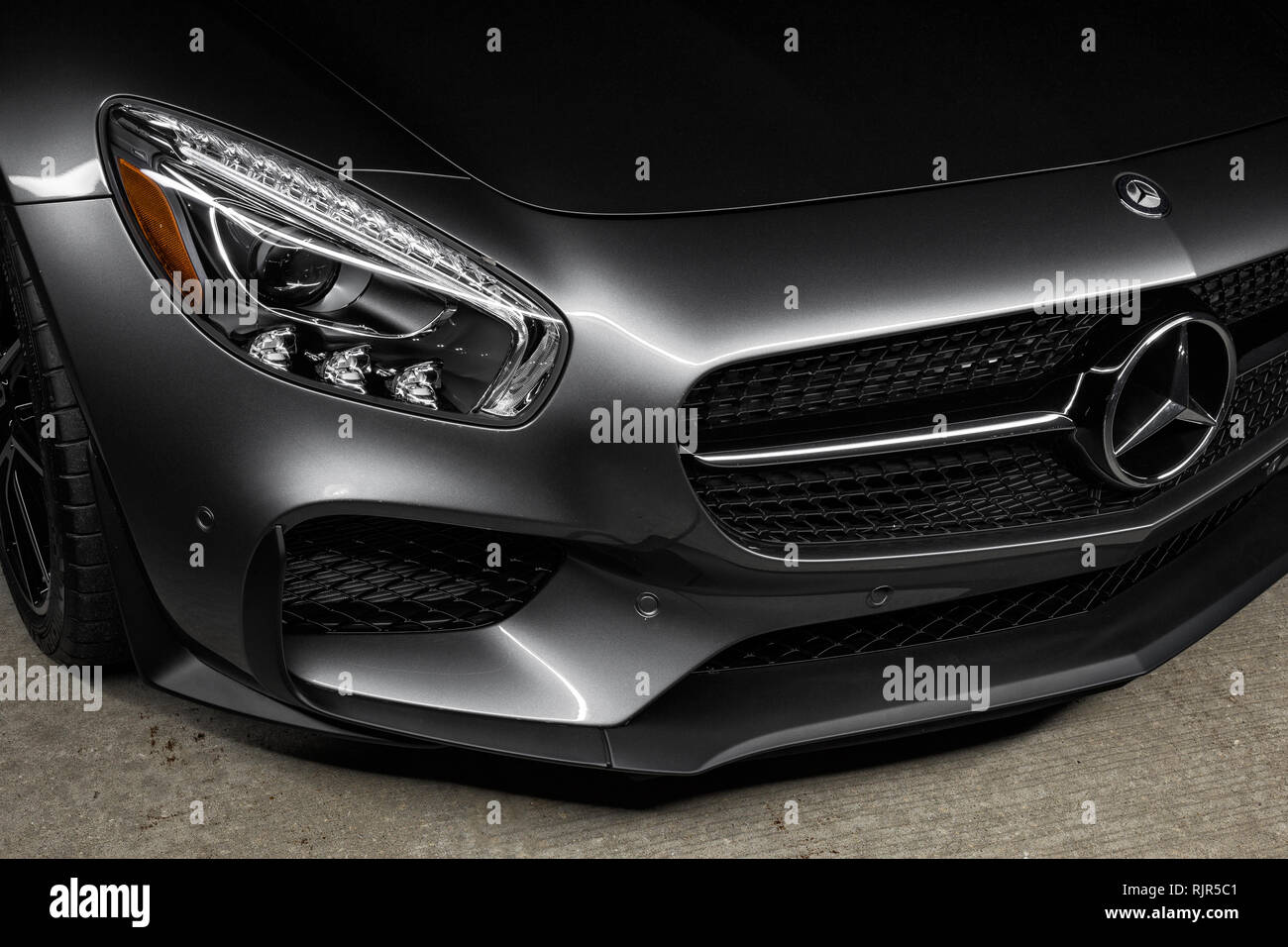 2016 Mercedes AMG GTS Stock Photo - Alamy