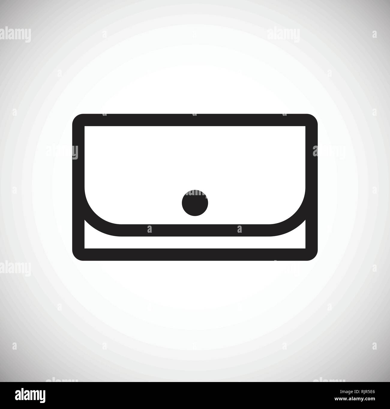 Wallet icons on white background for graphic and web design, Modern ...