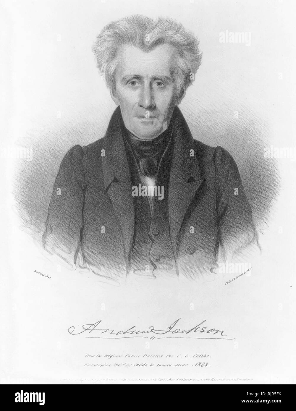 Andrew jackson portrait hi-res stock photography and images - Alamy