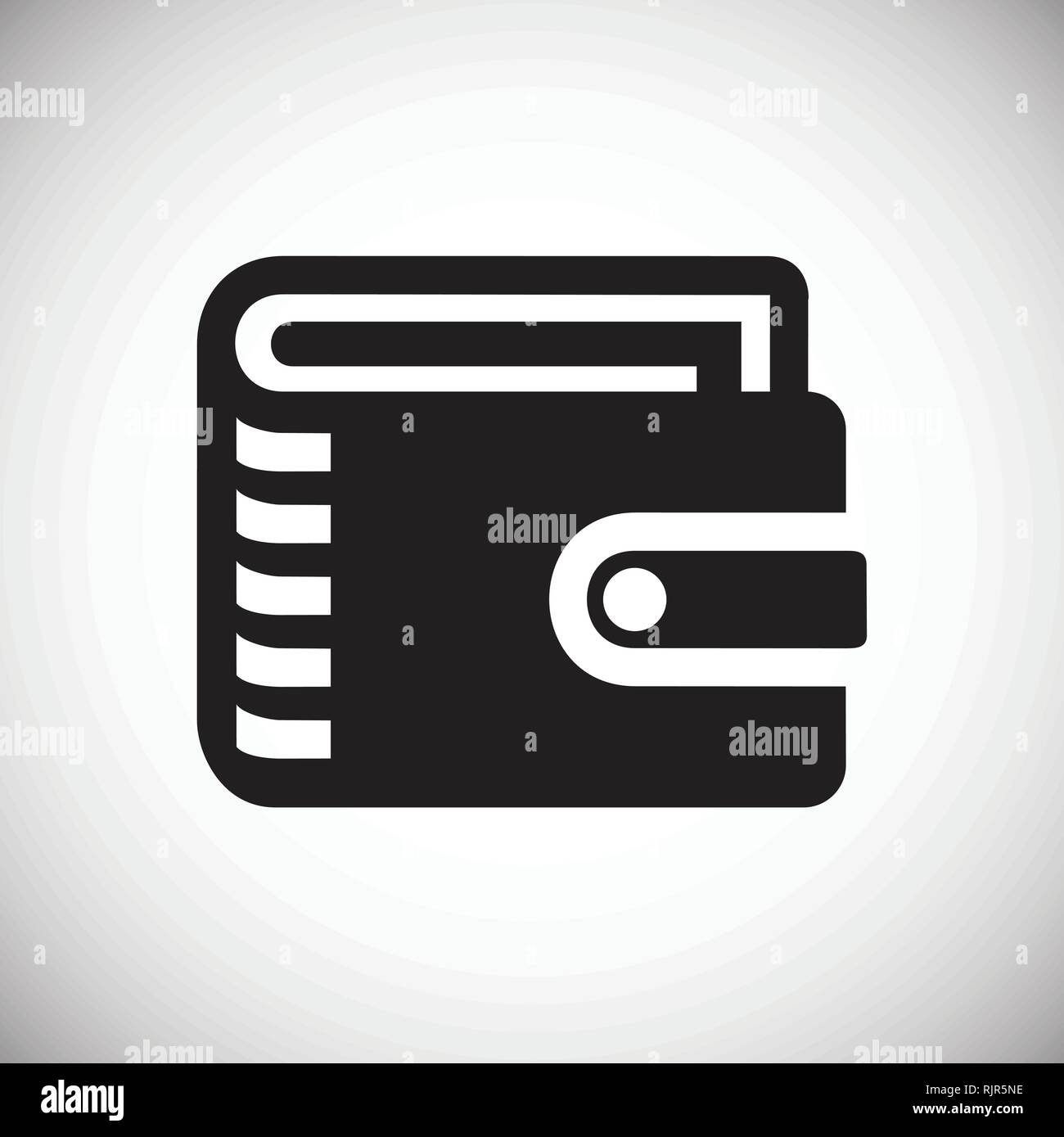 Wallet icons on white background for graphic and web design, Modern ...
