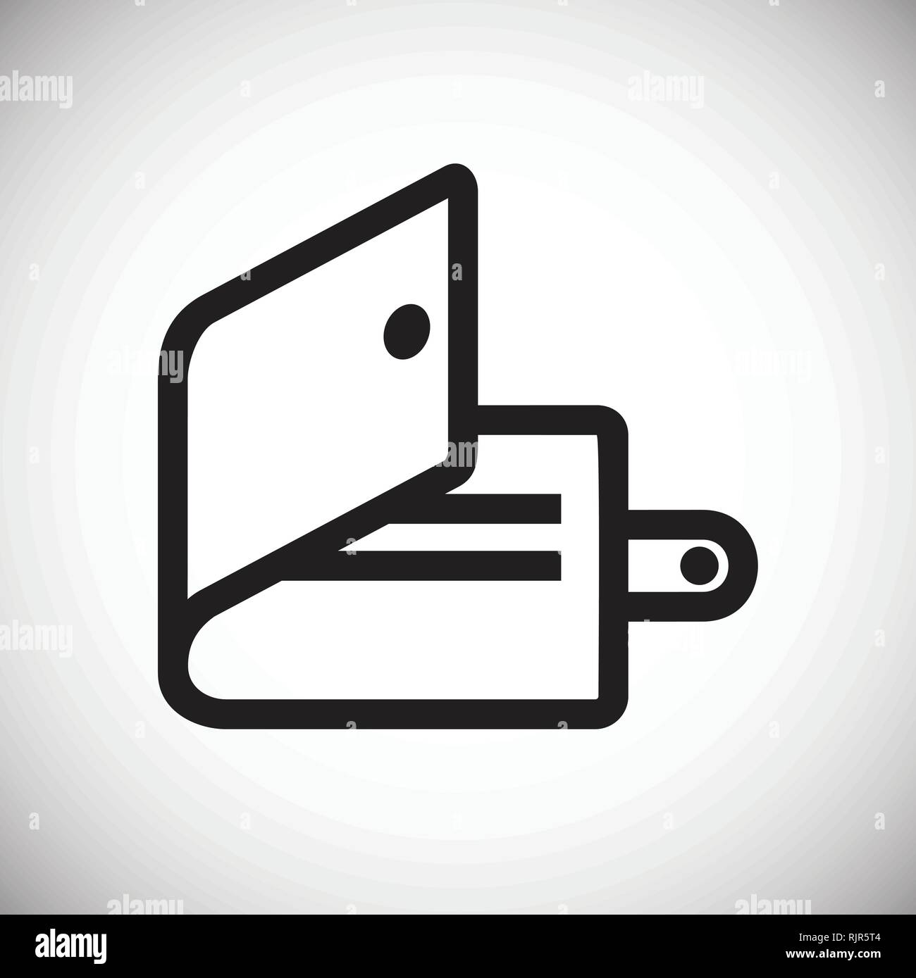 Wallet icons on white background for graphic and web design, Modern ...