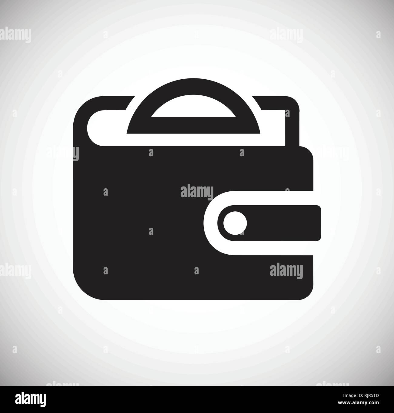 Wallet icons on white background for graphic and web design, Modern ...