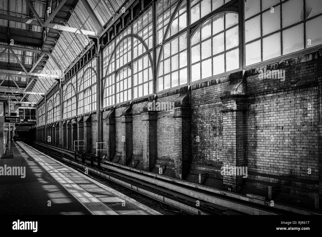 Old platform england Black and White Stock Photos & Images - Alamy